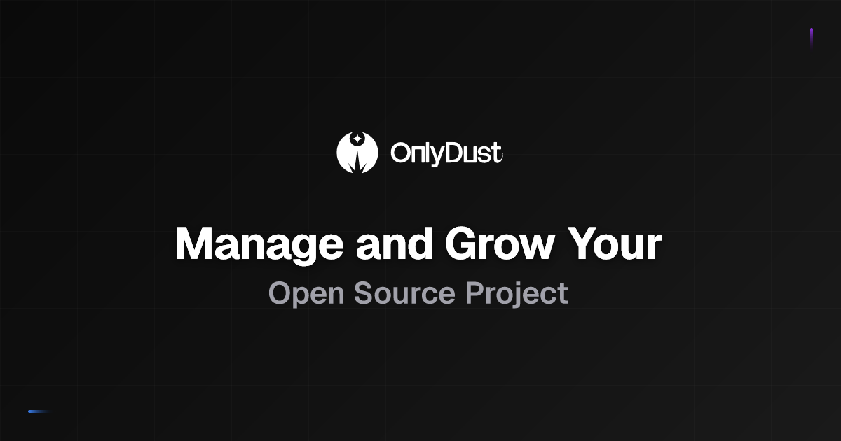 Sign In or Create Your Maintainer Account | OnlyDust for Maintainers